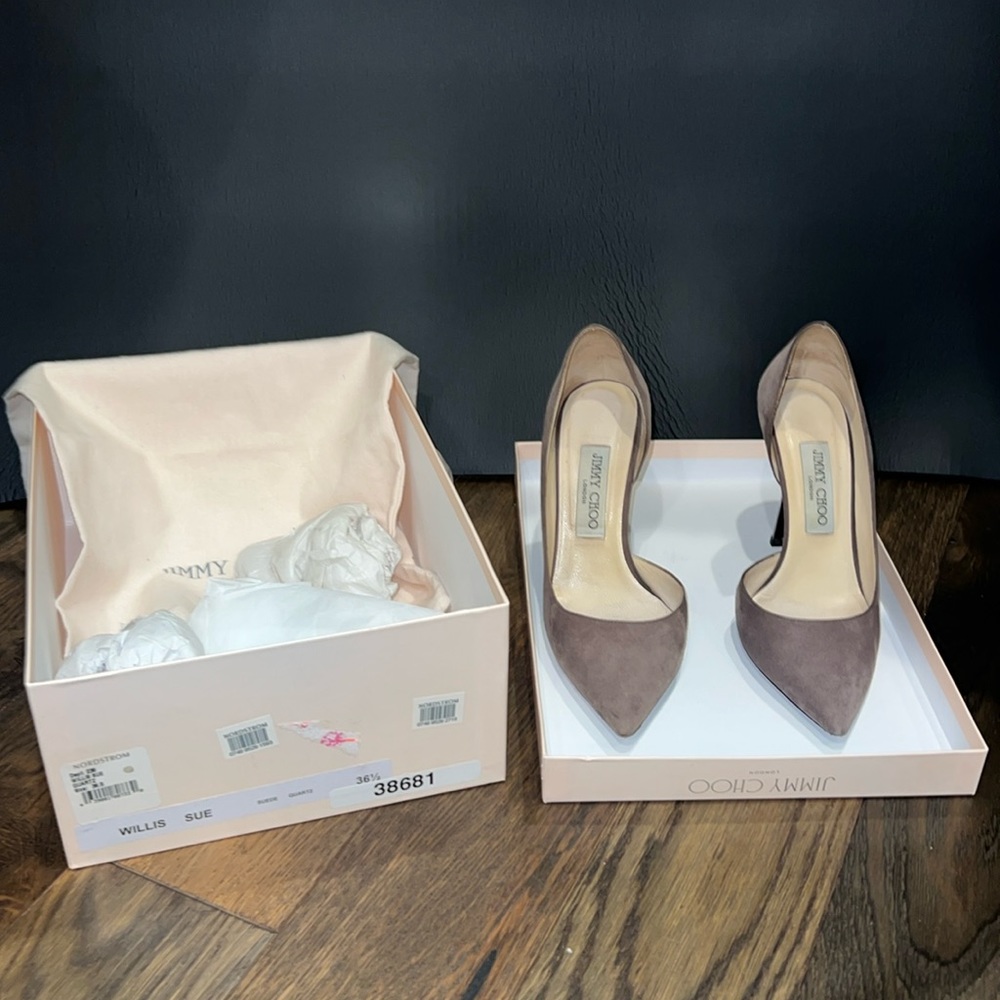 Jimmy Choo Grey Suede - Gem